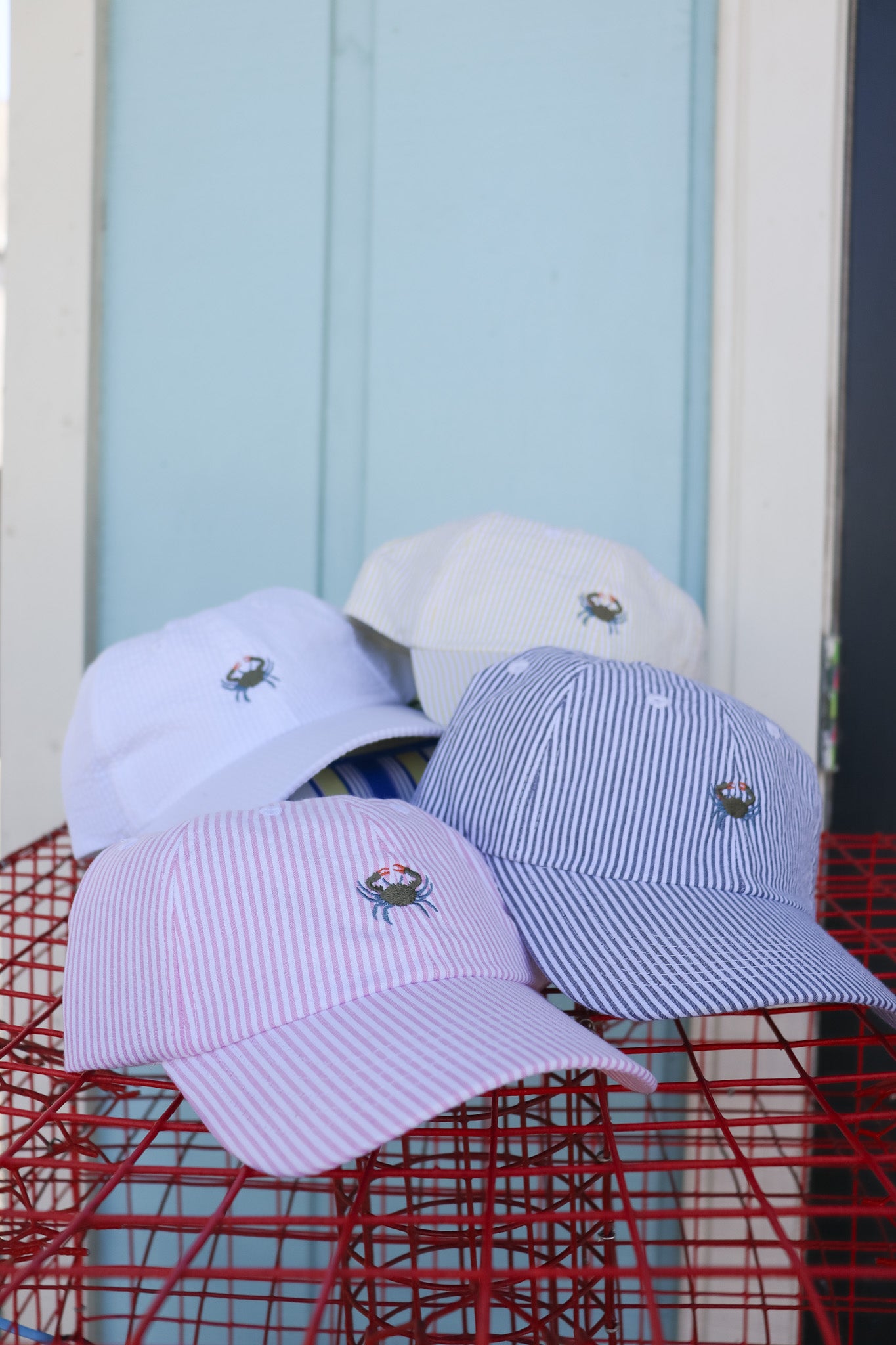 Seersucker Cap – Jimmy and Sook